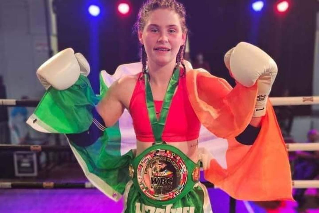 Irish teen emulating hero Katie Taylor by lifting a European ...