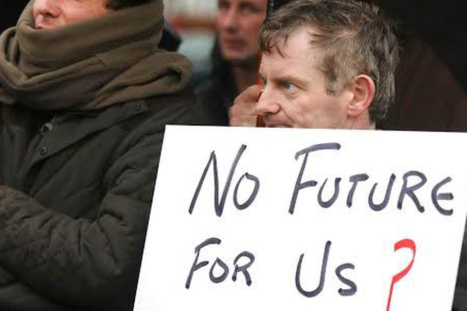 Grain men protest at Glanbia's head office | Irish Independent