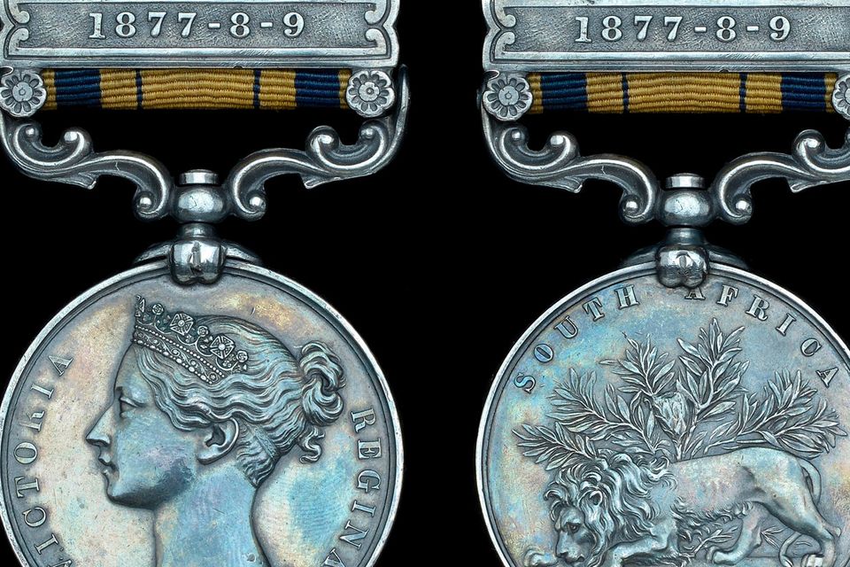 Heroic Irish soldier's Zulu War medal sells for €85,000 | Irish Independent
