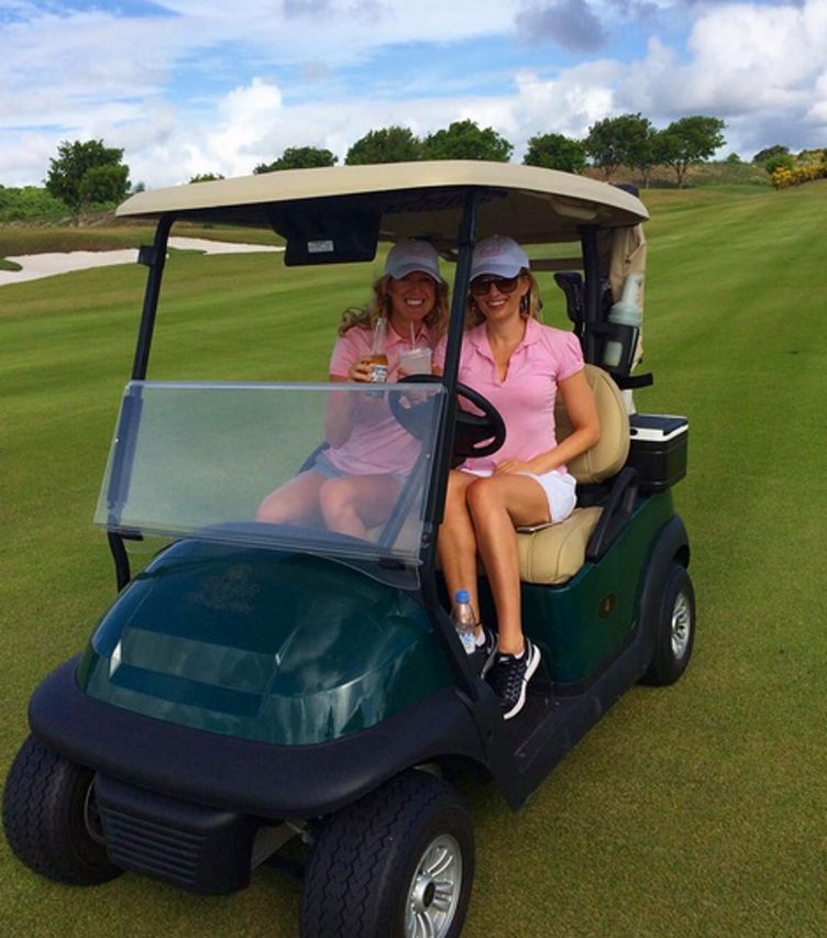 Shay Given's ex Jane soaks up the sun at five star Sandy Lane resort in ...