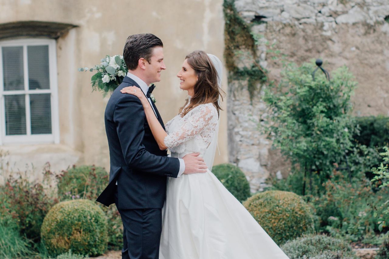 Timeless devotion: Mark & Ciara opted for a classic, elegant day ...