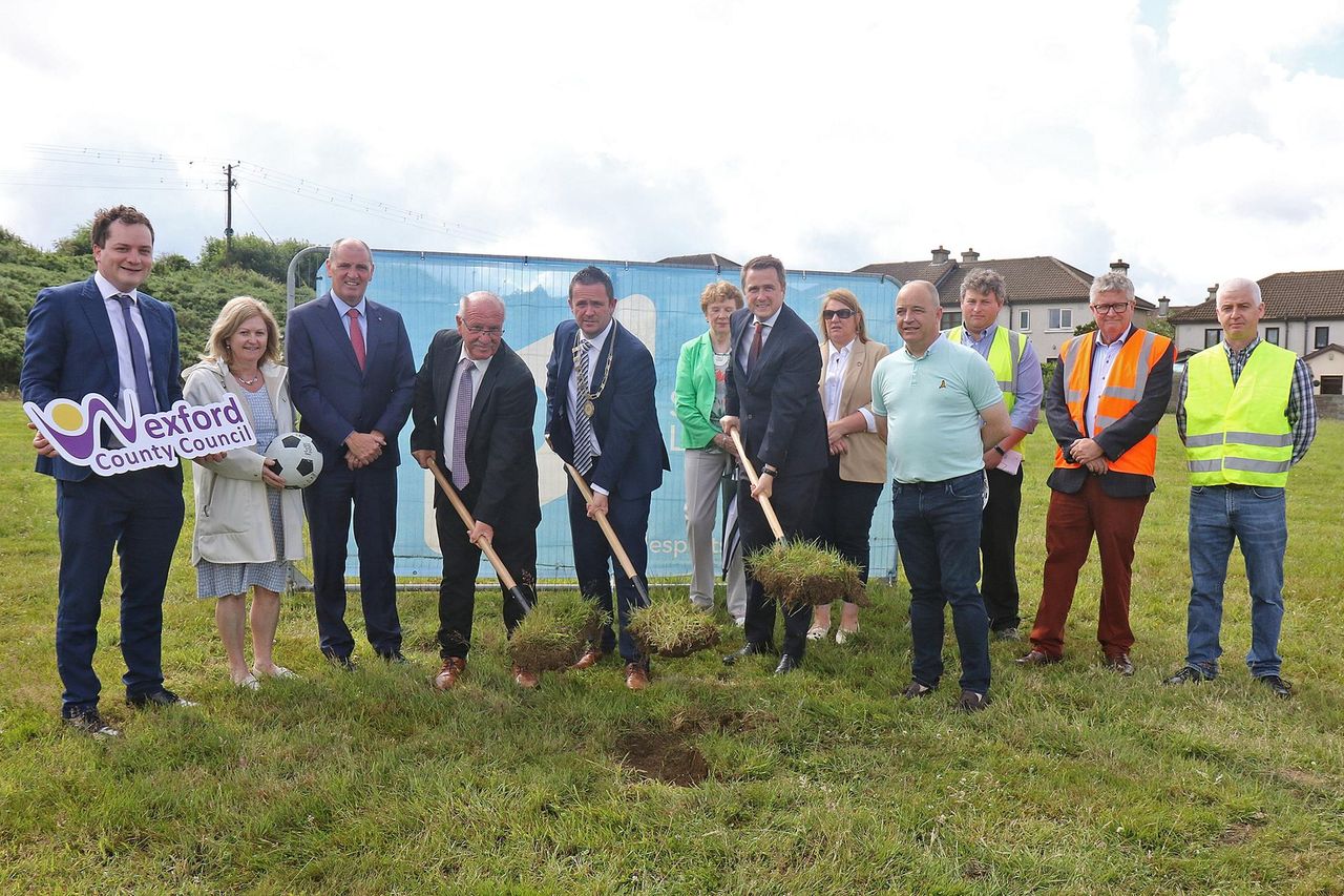 Sod turned on Enniscorthy community astro pitch – ‘a real game-changer ...