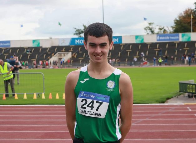 Cian seals Irish national team spot with 800m silver at Tailteann Games ...