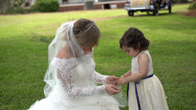 Three-year-old cancer survivor is adorable flower girl at bone marrow ...