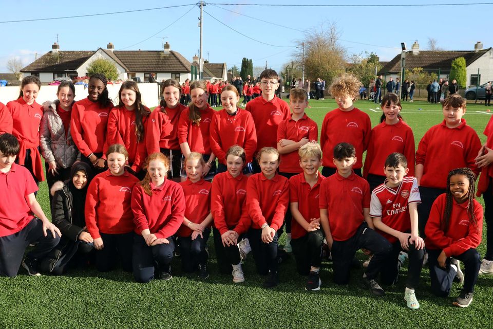 Pictures from pupils’ 5k fundraiser for Collooney NS astro-pitch ...