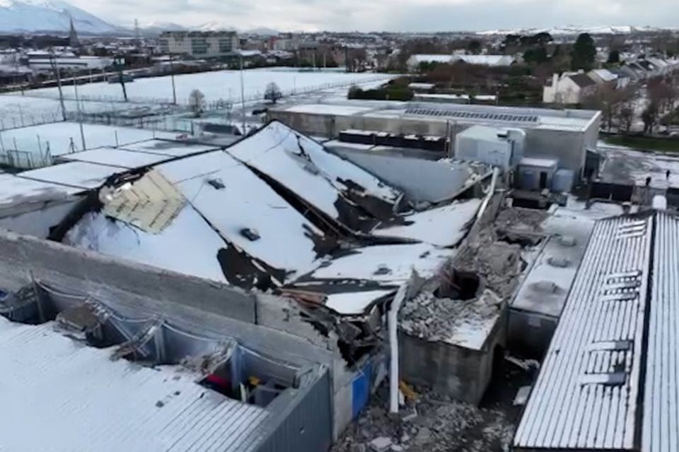 Roof collapse at Kerry sports complex – ‘The fact no-one was injured is ...
