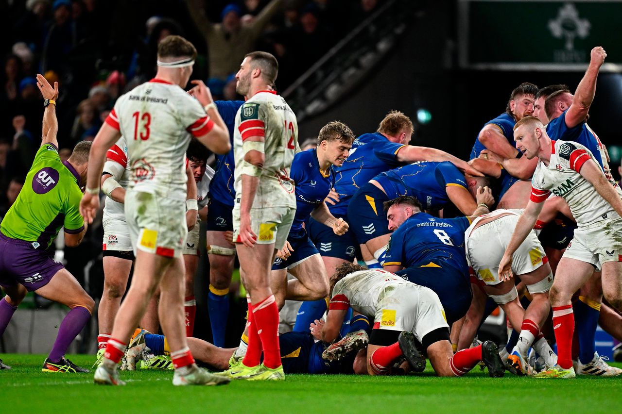 Late Dan Sheehan try seals Leinster comeback as festive interpros begin ...