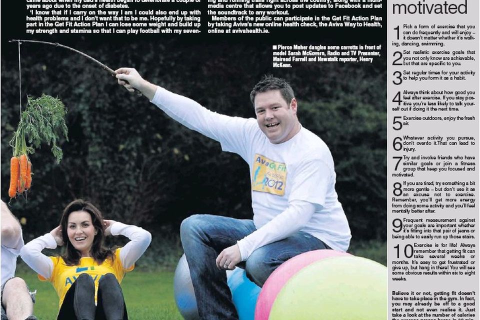 Pierce plans to master his fitness | Irish Independent