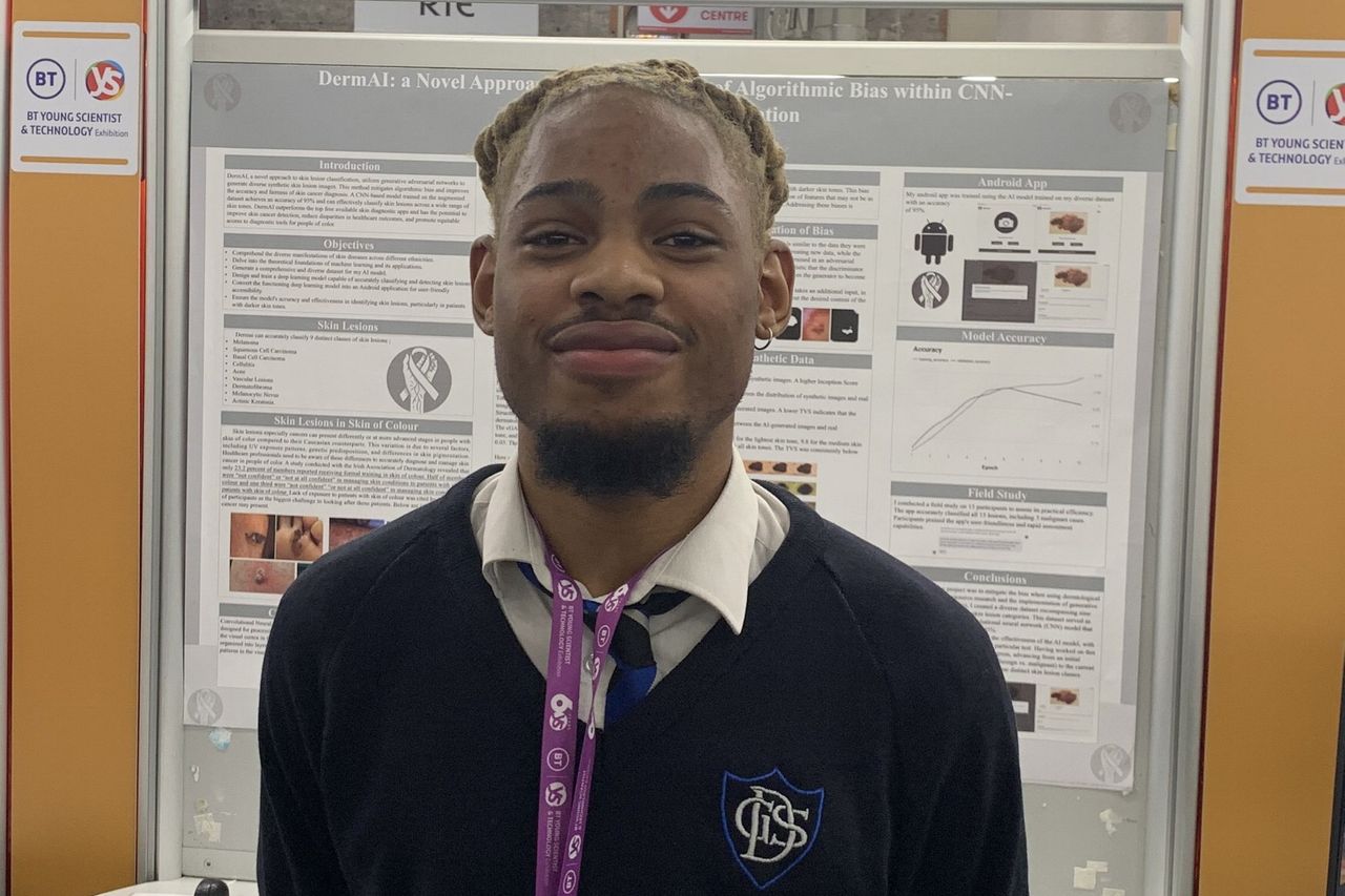 Louth student wins first prize at BTYSTE for AI diagnostic tool to help ...