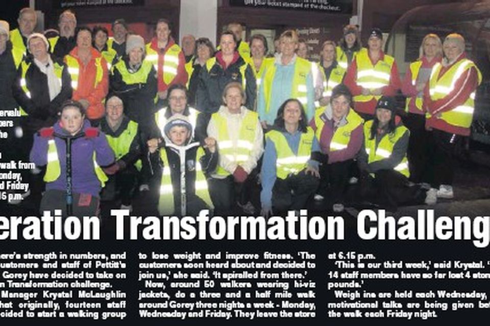 Operation Transformation Challenge | Irish Independent