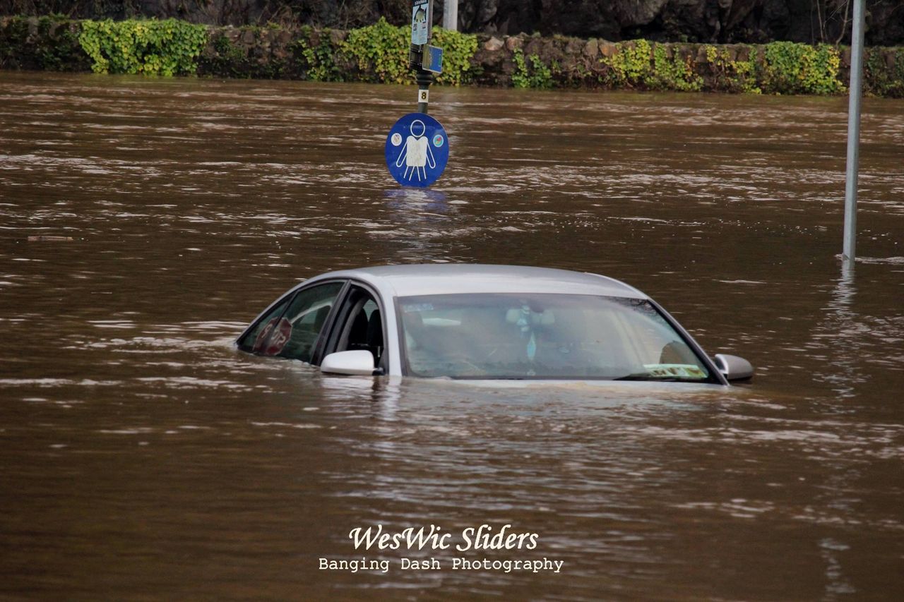 Storm Frank: Drone footage shows extent of flooding across Enniscorthy ...