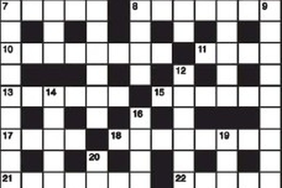 CROSSWORD | Irish Independent