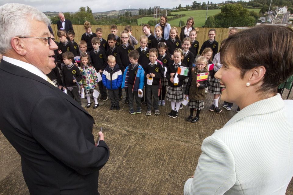 Pictures show celebrations at Scoil Mhuire Brosna as Minister Norma ...