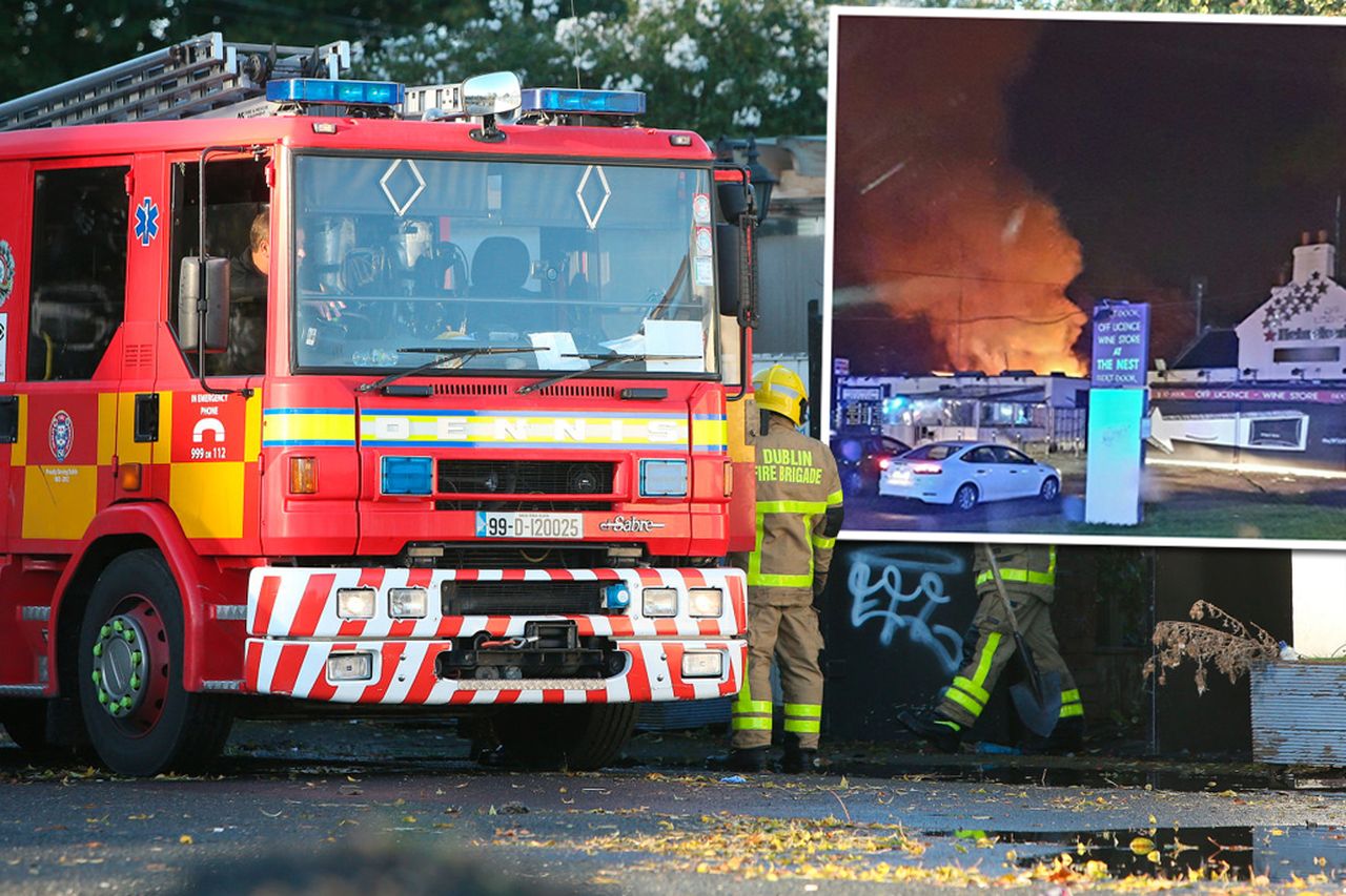 Dramatic images show devastating fire at well known Dublin bar | Irish ...