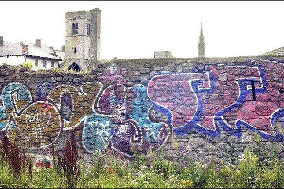 Historians anger at town walls graffiti | Irish Independent