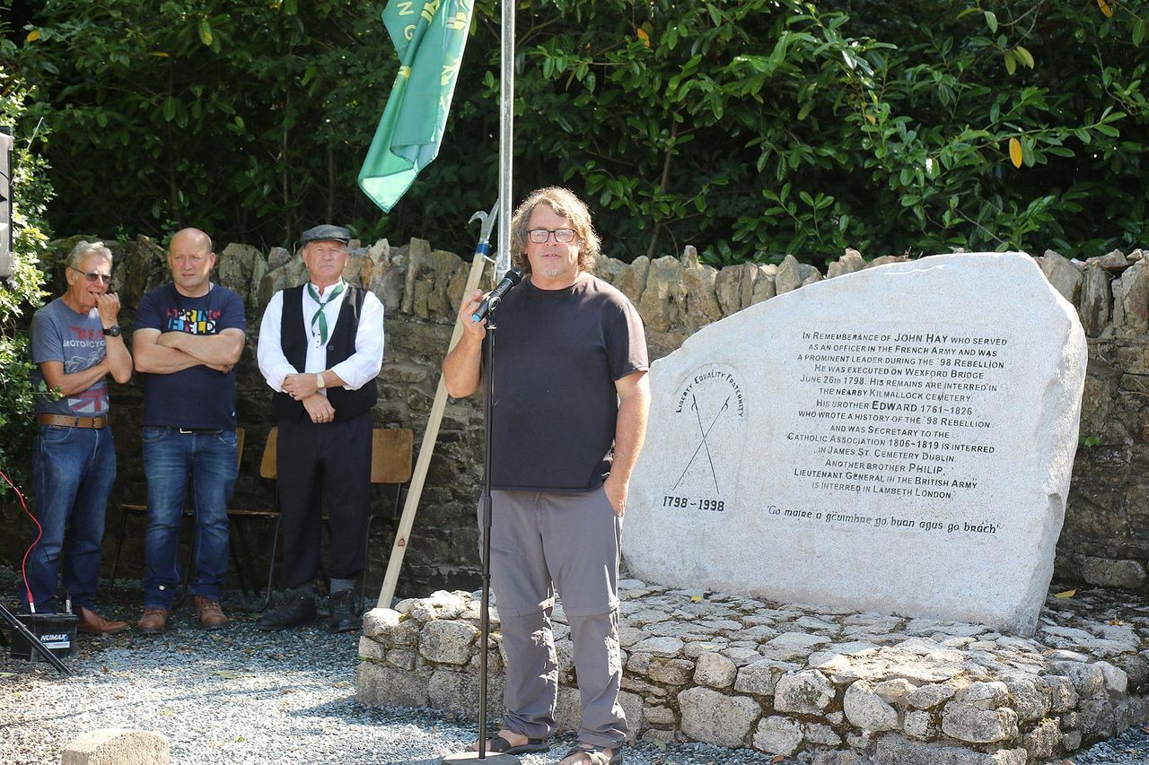 Pictures capture moving ceremony in Ballymurn as spirit of the 1798 ...