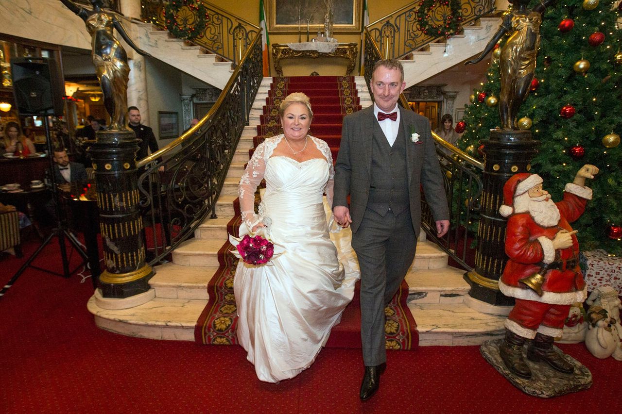 Radio host Adrian Kennedy and his new bride say 'I do' to honeymoon ...
