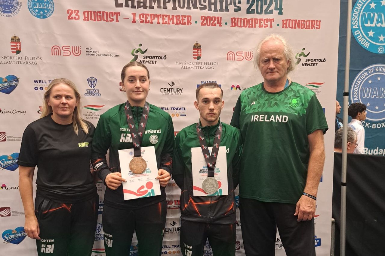 Sligo kickboxers Halle Conlon-Oates and PJ Scanlon medal at the World ...