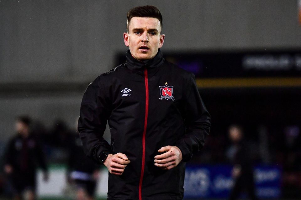 Dundalk defender Darragh Leahy going up against his girlfriend's ...