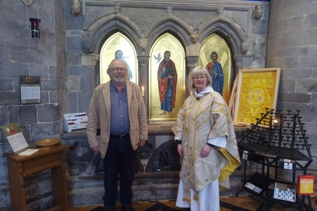 Rev Mooney walks in footsteps of St Edan to fundraise for cathedral ...