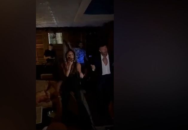 Victoria Beckham sings Spice Girls hit 'Say You'll Be There' during a ...