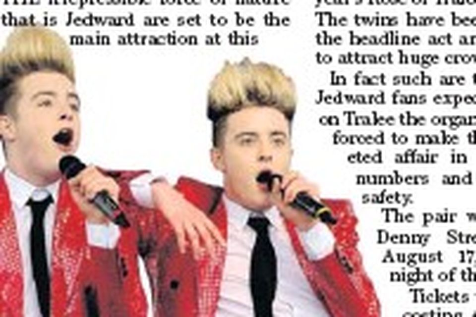 Jedward Rose date confirmed | Irish Independent