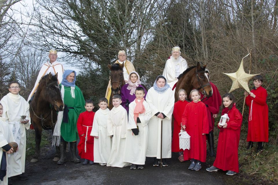 Photos show Three Wise Men visiting Valleymount as Epiphany tradition ...