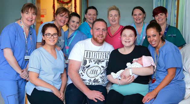 Every second counts: baby Maeve wins race to be first arrival of year ...