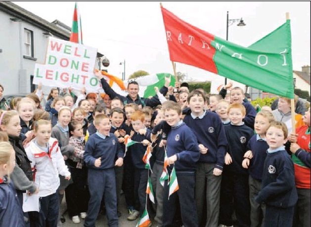 Large crowd turns out to welcome home Leighton Glynn | Irish Independent