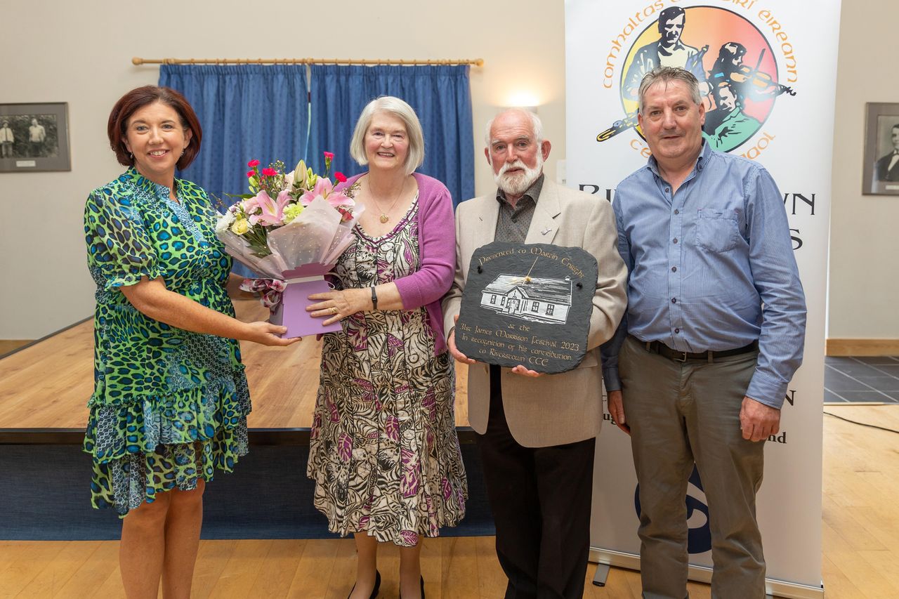 Pictures show musicians and dancers at Riverstown’s James Morrison ...