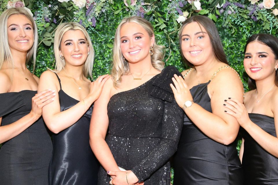 Pictures show Abhainn Dalla ladies footballers celebrating an ...