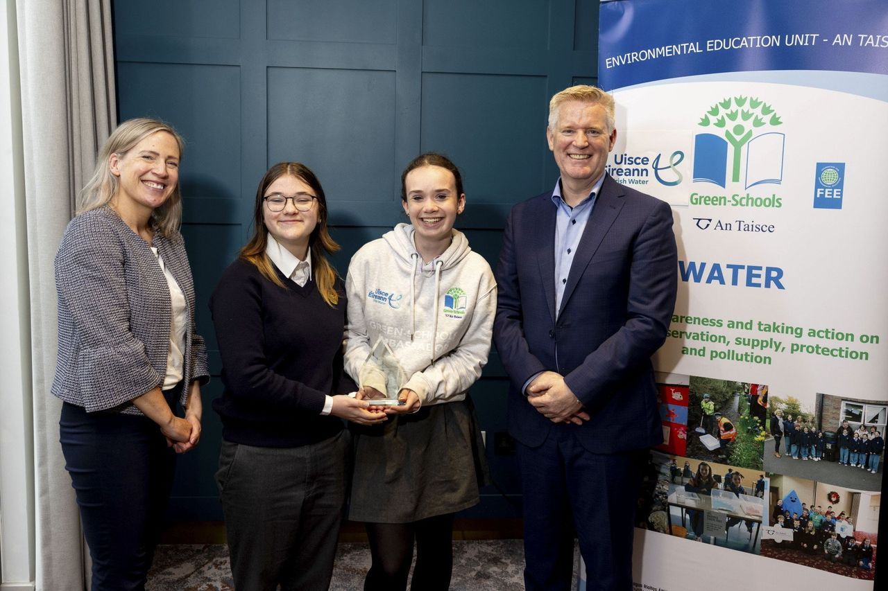 Wicklow students make a splash at An Taisce water awards ceremony ...