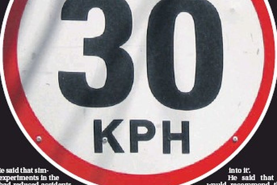 Proposal to pilot new 30kph speed limit in estates | Irish Independent