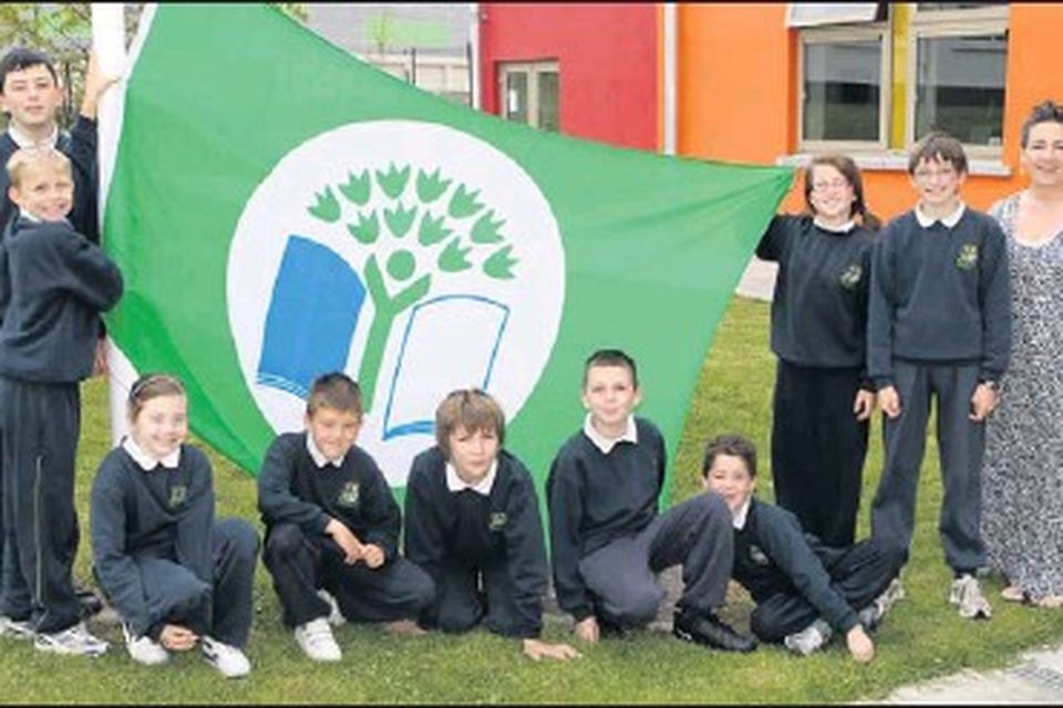 Green flag hoisted by proud Stamullen school | Irish Independent