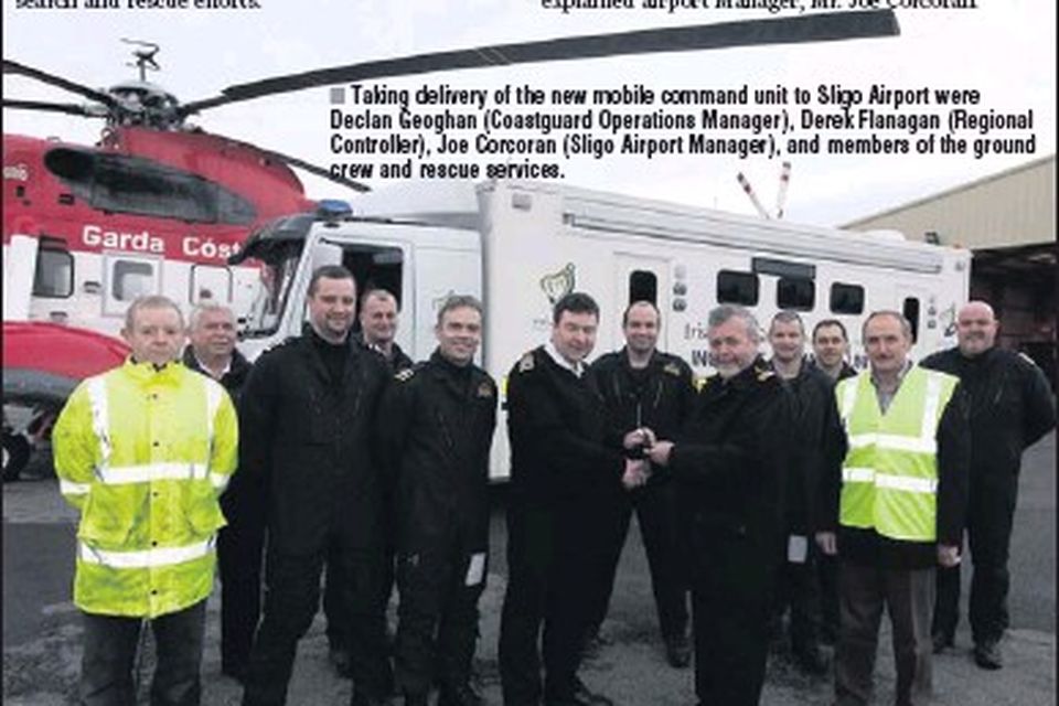 Coastguard Command Unit to be based at Sligo Airport | Irish Independent