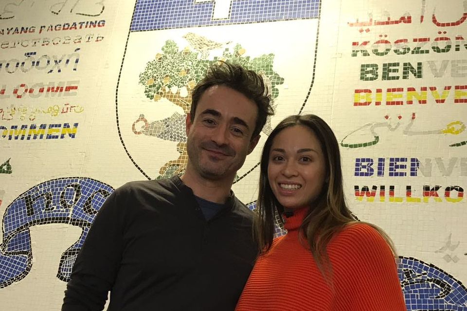 Joe McFadden visits old school with Strictly partner Katya Jones ...