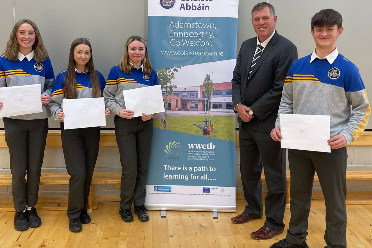 Coláiste Abbáin students are praised for outstanding Junior Cert ...