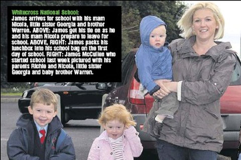 ALL SMILES ON JAMES' FIRST DAY | Independent.ie