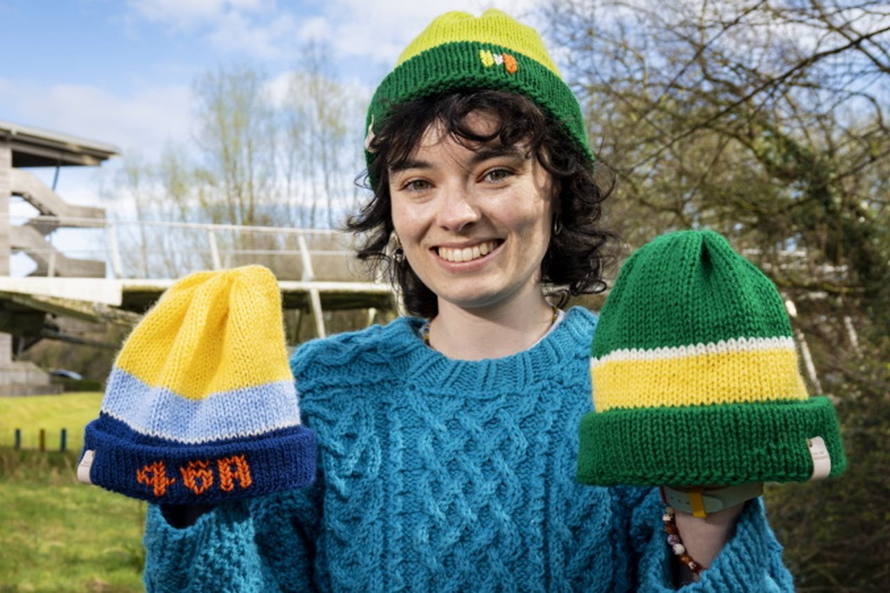 Designer creates hand-knit beanies inspired by the 46A bus route in ...