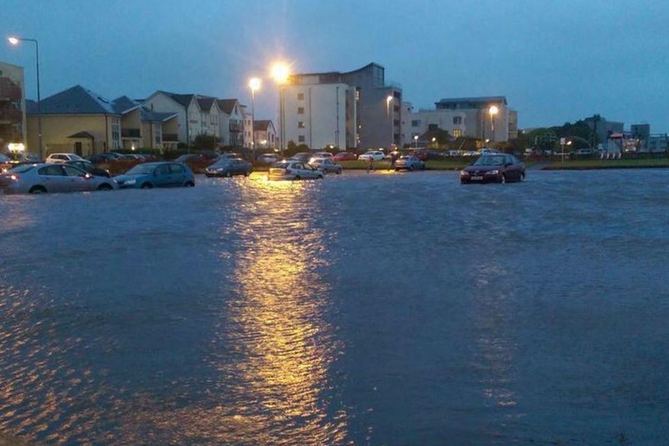Goodbye summer... Gale-force winds, road warnings and flash flooding ...