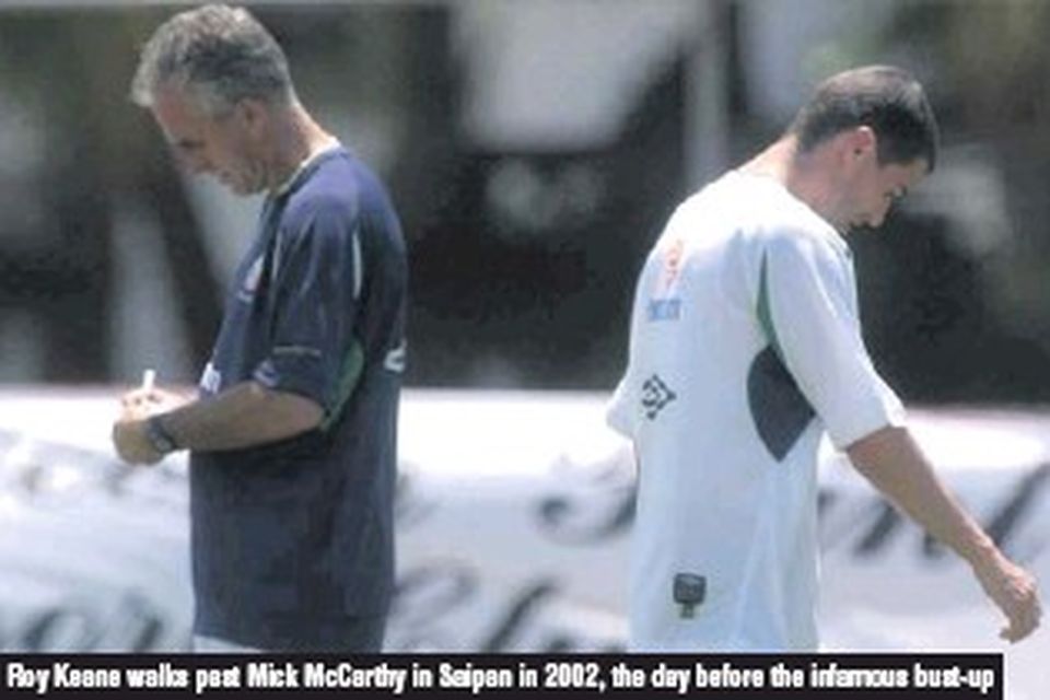 In Ireland, Roy Keane, Mick Mccarthy and Saipan dominated headlines ...