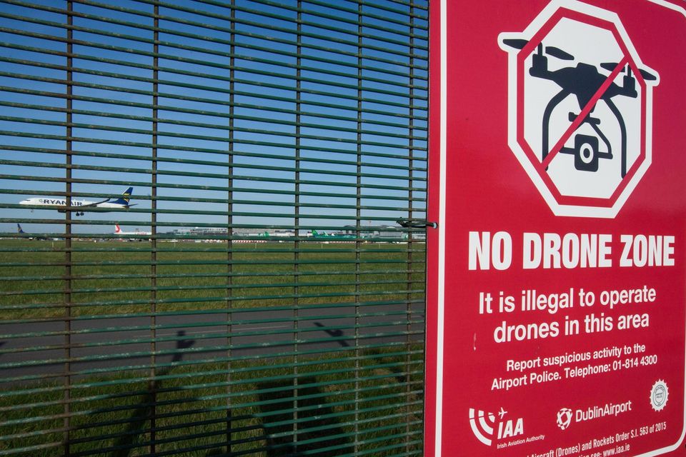 Thousands of leaflets urge Dubliners to report illegal drones near ...