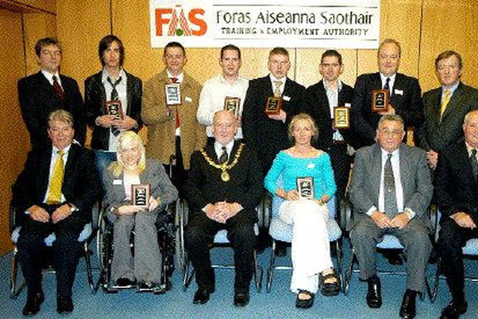 Top trainees honoured at FAS awards | Irish Independent