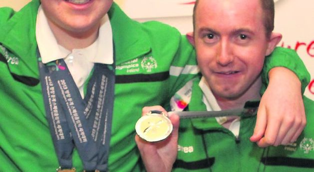 Stuart and Gary in front in Bray | Irish Independent