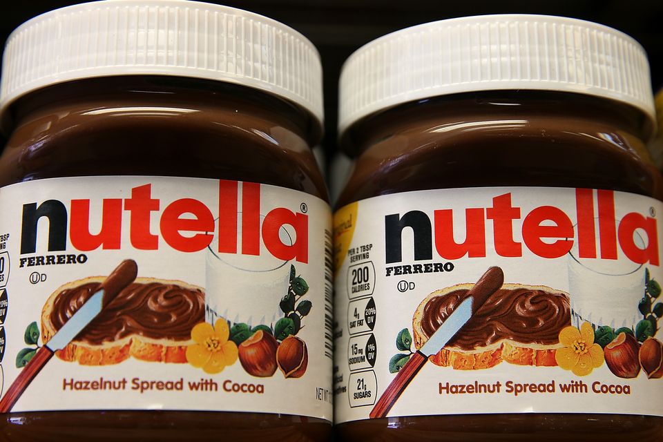 Nutella Jar Sizes