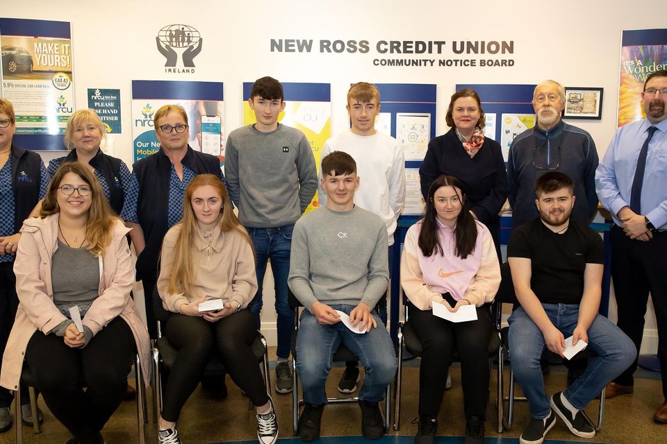 €1,000 and €500 bursaries handed out at New Ross Credit Union | Irish ...