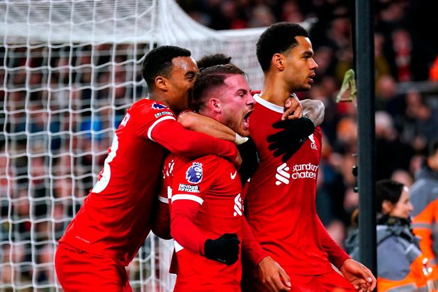 Injury-ravaged Liverpool overcome Chiedozie Ogbene’s early goal to ...