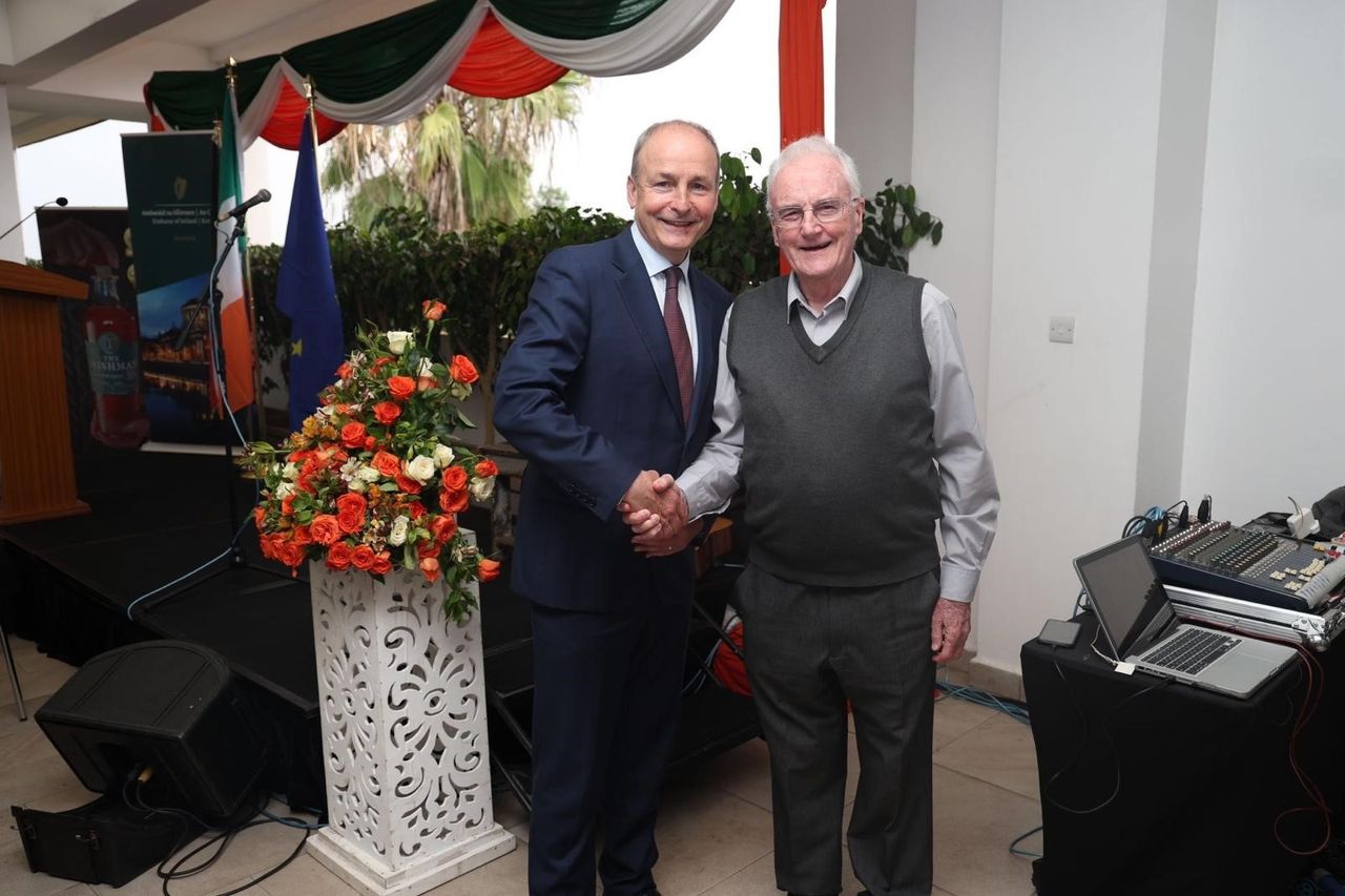 Tánaiste Micheál Martin meets hurling priest on Africa trip who helped ...