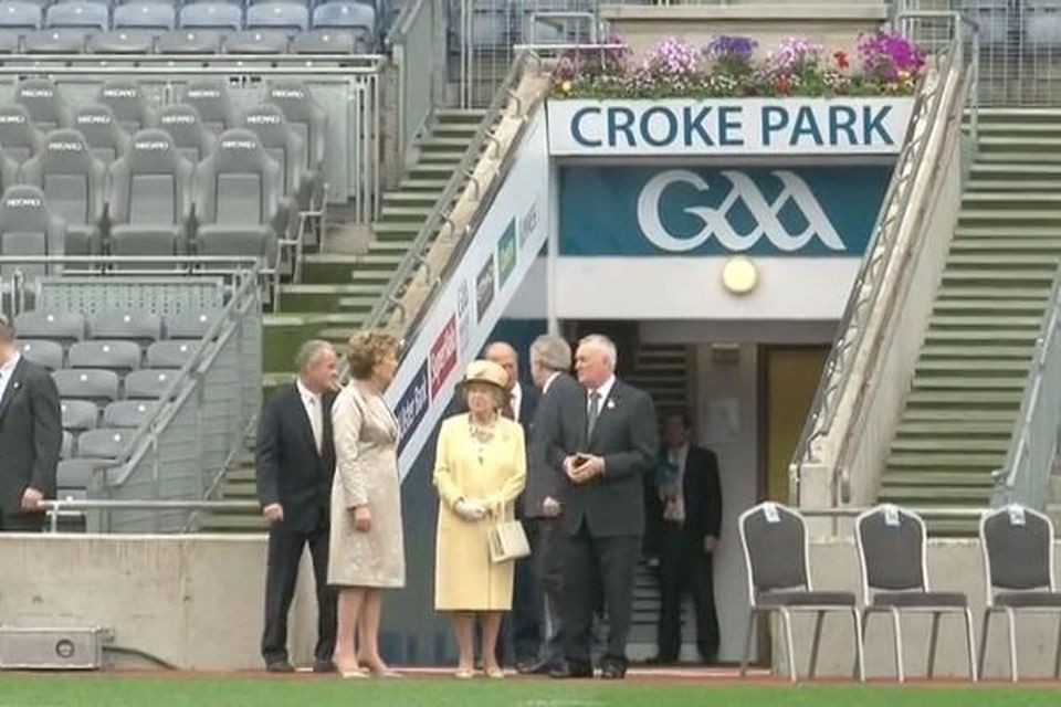 Queen visits Croke Park stadium | Irish Independent