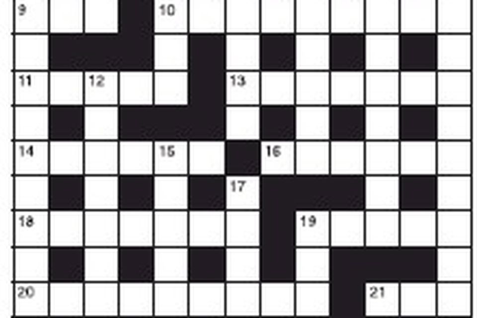 2-Speed Crossword | Irish Independent